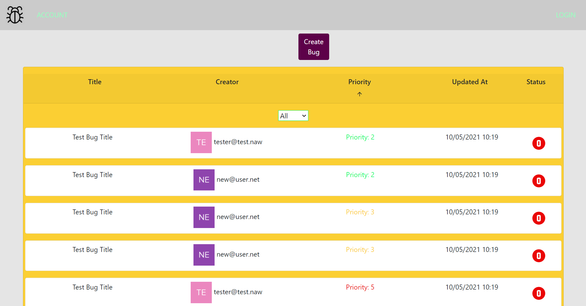 Quinn's Landing Page